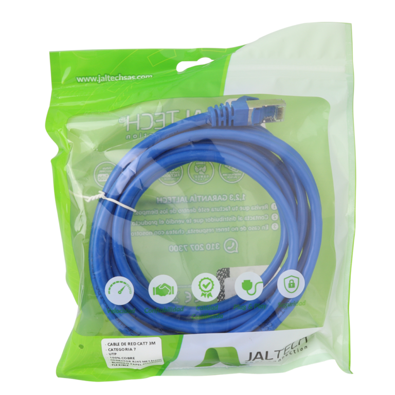 CABLE DE RED CAT.7 3MTS – Jaltech SAS