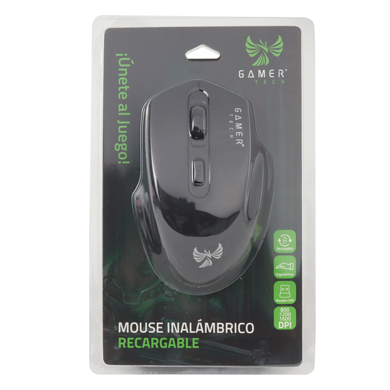 MOUSE INALÁMBRICO 2.4 NEGRO – Jaltech SAS