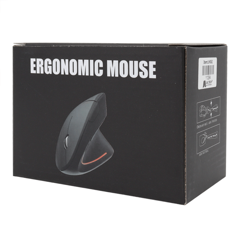 MOUSE VERTICAL INALAM. RECARGABLE LED – Jaltech SAS