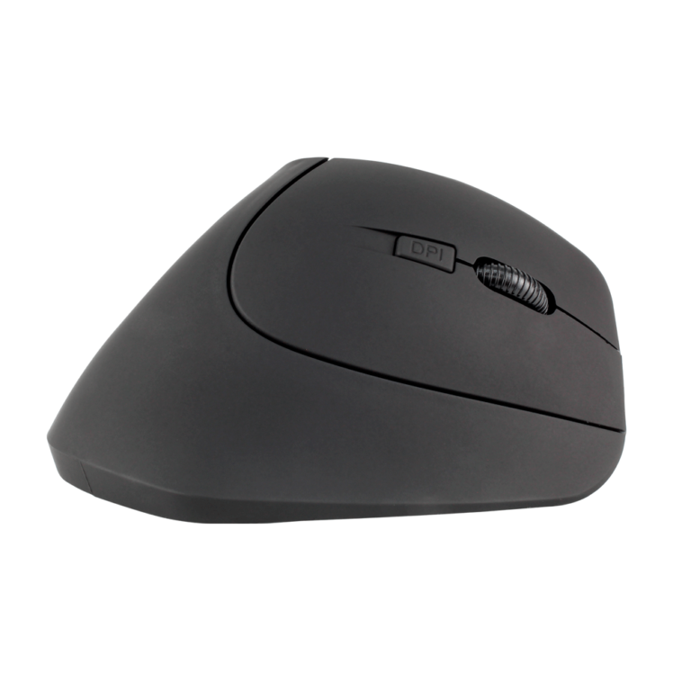 MOUSE VERTICAL INALAM. RECARGABLE BLACK – Jaltech SAS