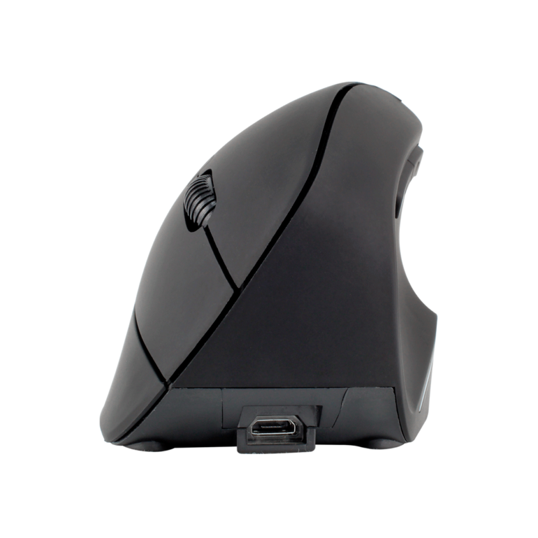 MOUSE VERTICAL INALAM. RECARGABLE BLACK – Jaltech SAS