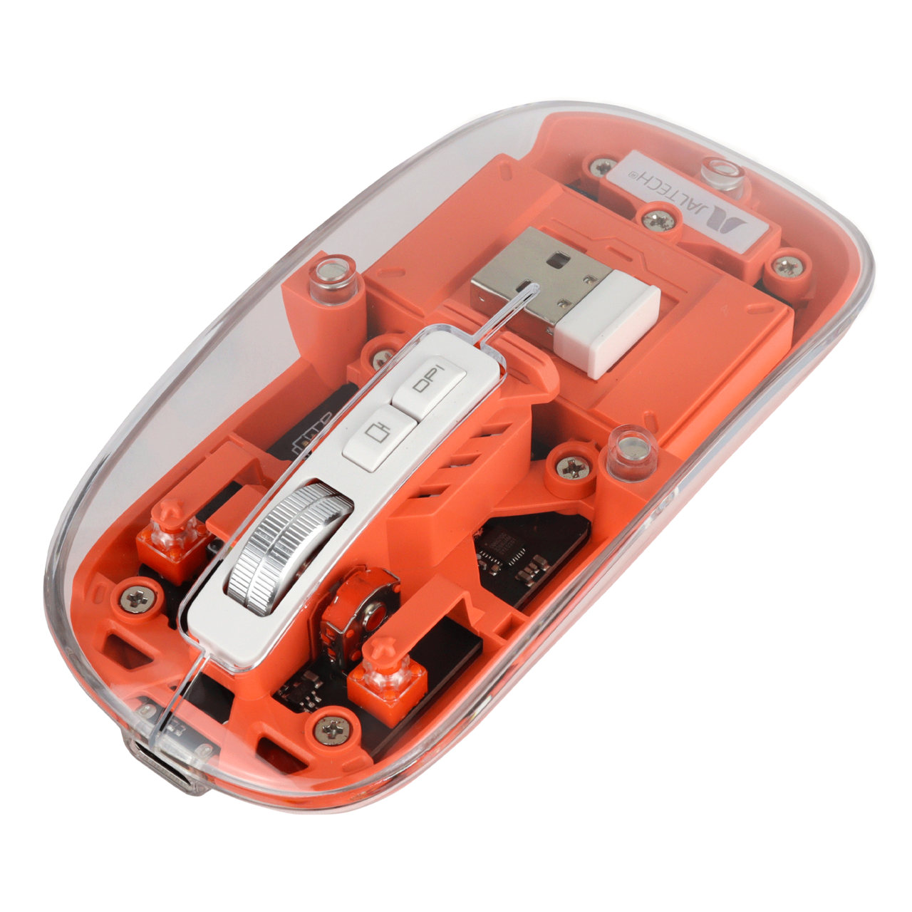 MOUSE TRANSPARENTE DUAL BT+2.5 - Jaltech SAS