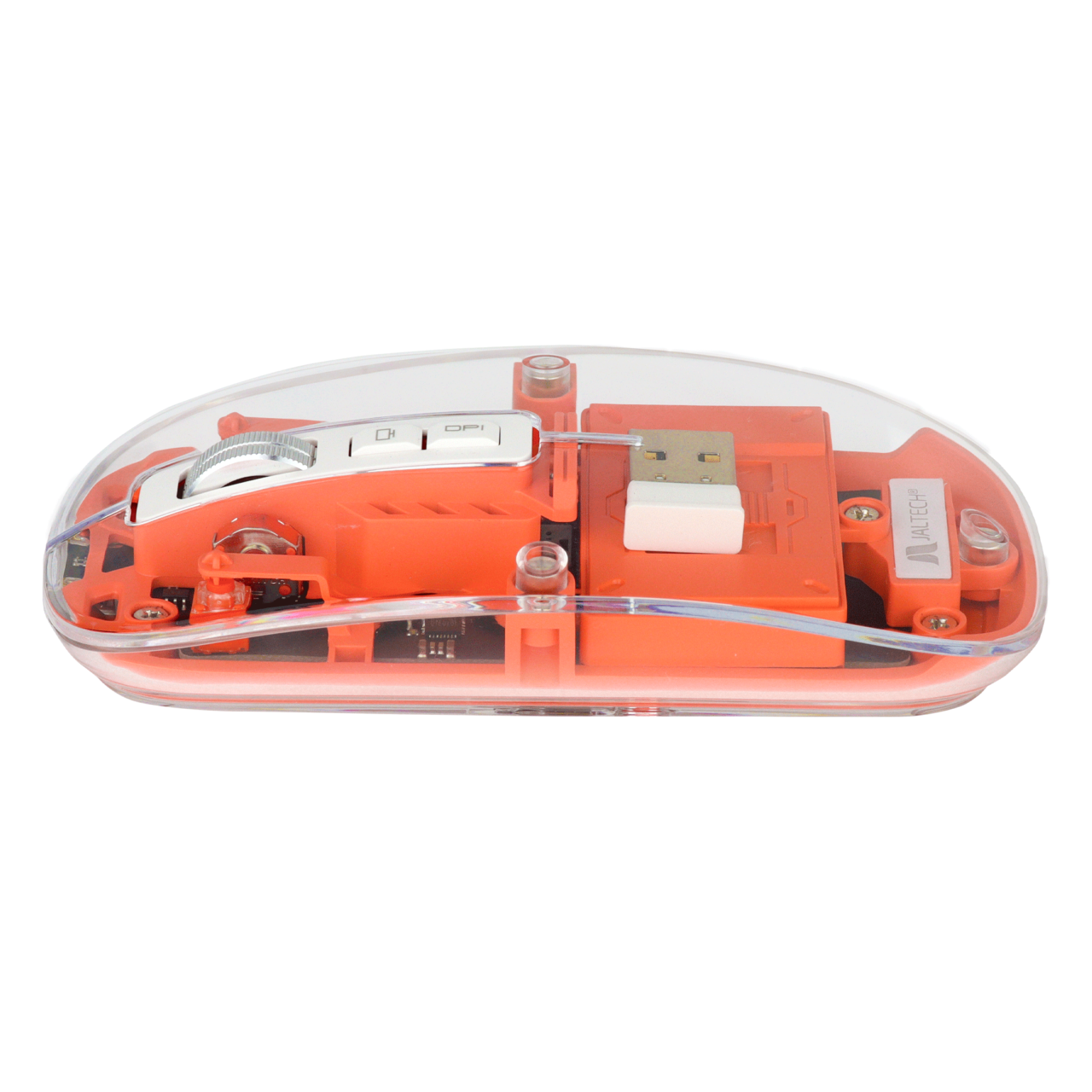 MOUSE TRANSPARENTE DUAL BT+2.5 - Jaltech SAS